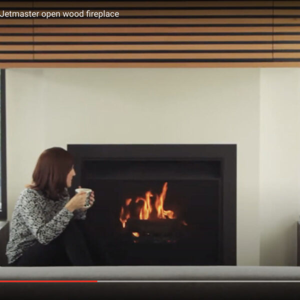 Jetmaster 850 Open Wood Fireplace - Wignells Heating & Cooking