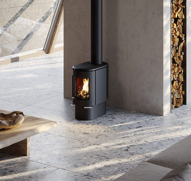 Nectre Form 1 Freestanding Wood Heater - Wignells Heating