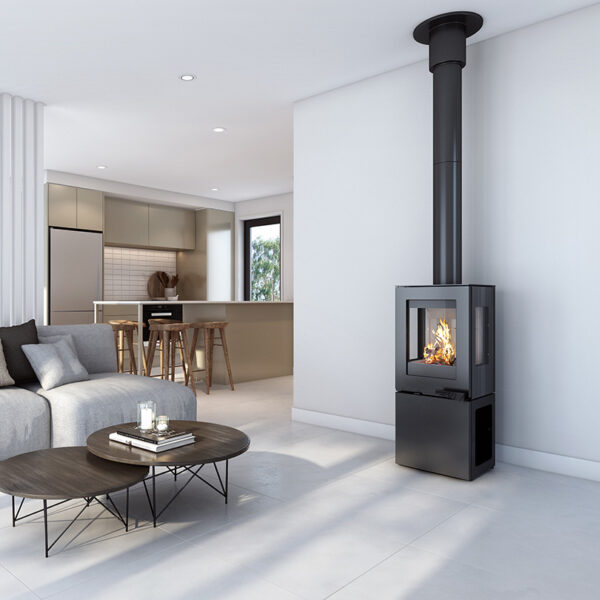 VisionLINE Pera Freestanding Wood Heater - Wignells Heating